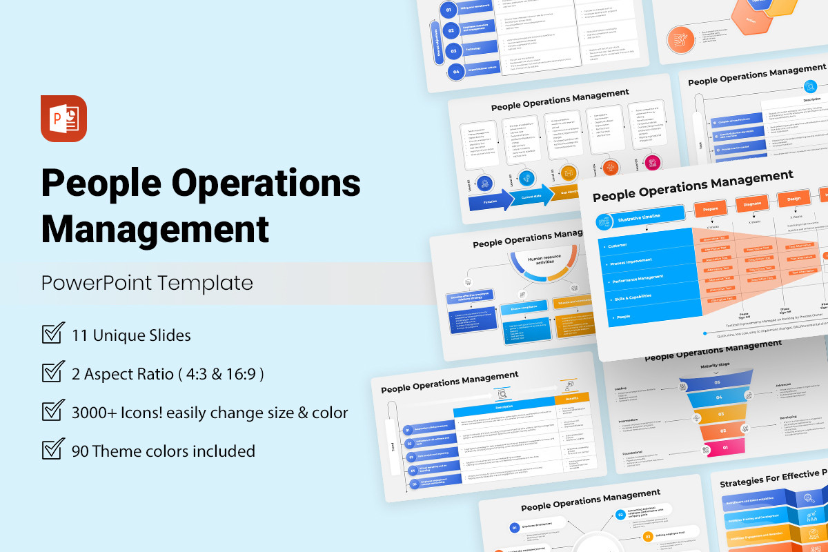 People Operations Management PowerPoint Template | Nulivo Market